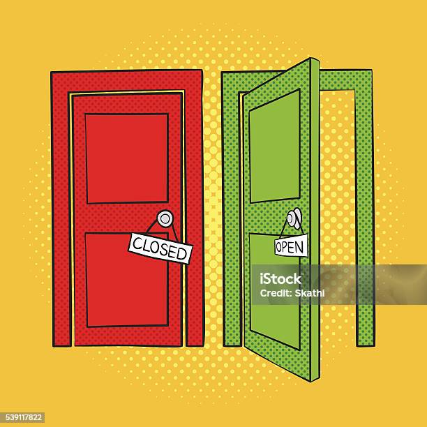 Vektor Tangan Digambar Pop Seni Ilustrasi Pintu Ilustrasi Stok - Unduh ... Vektor Tangan Digambar Pop Seni Ilustrasi Pintu Ilustrasi Stok - Unduh ...