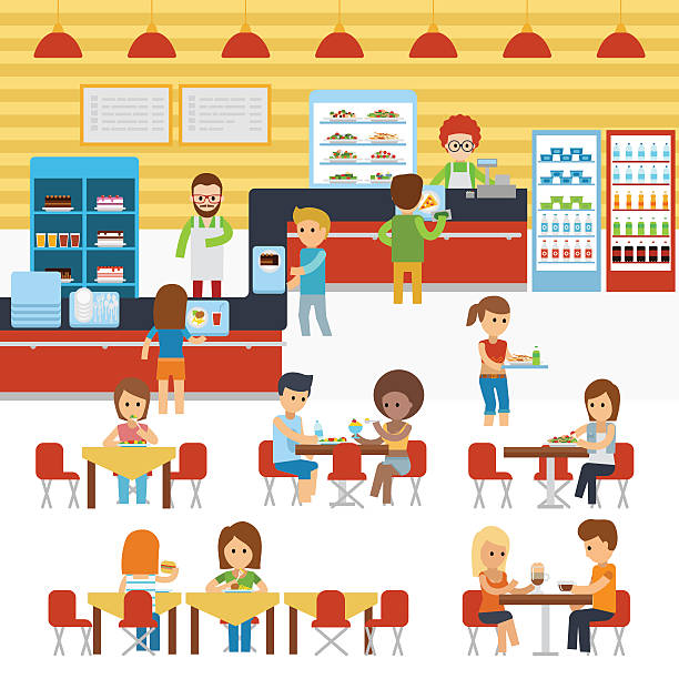 Clipart High School Cafeteria