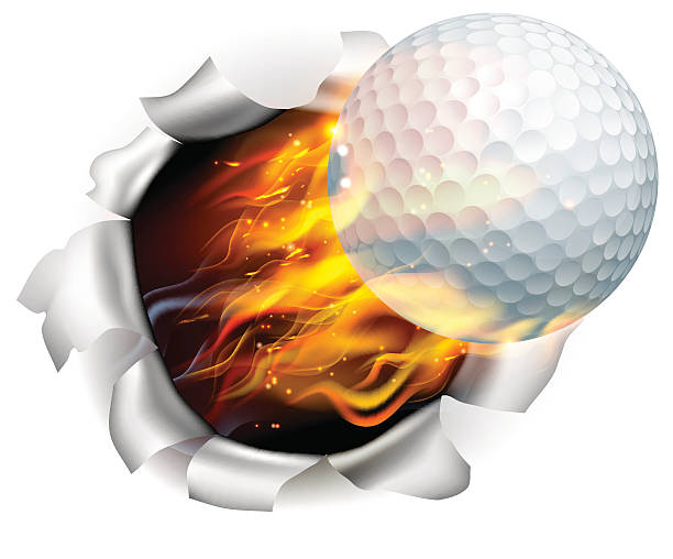 Free Golf Ball Vector Clipart Of Chains
