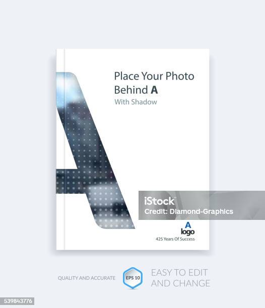 Brochure Template Layout Cover Design Annual Report Magazine向量圖形及更多三角形