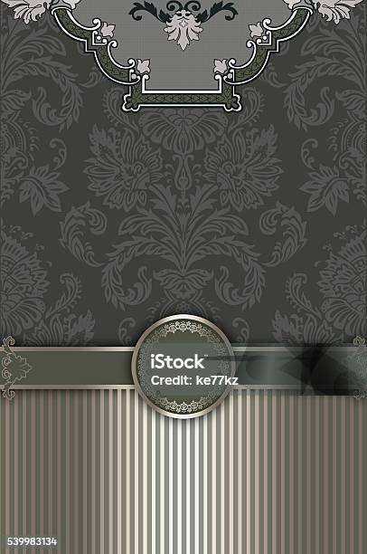 Vintage Background With Decorative Border And Patterns向量圖形及更多創作性圖片 Istock