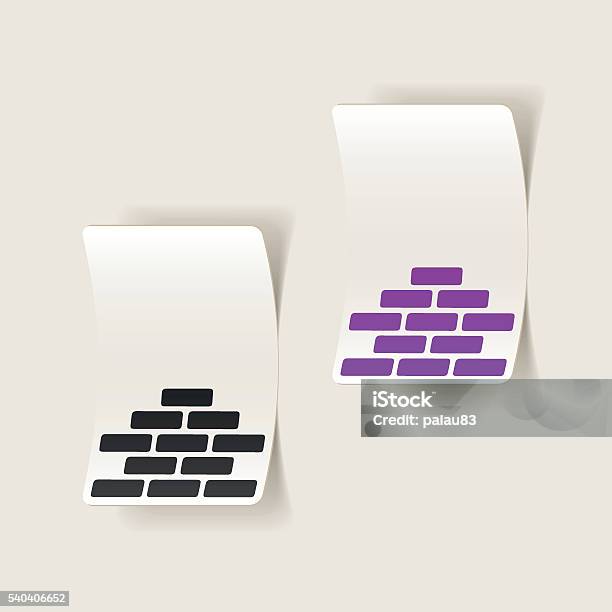 실감나는 디자인 요소 Brickwork 거친에 대한 스톡 벡터 아트 및 기타 이미지 거친 건설 산업 건축 Istock