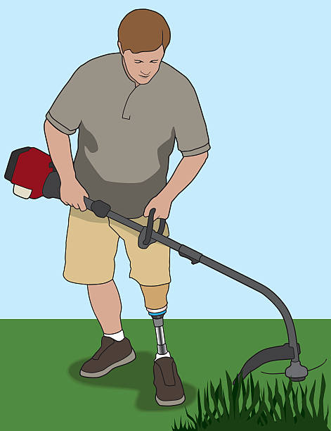 Weed Wacker Clipart