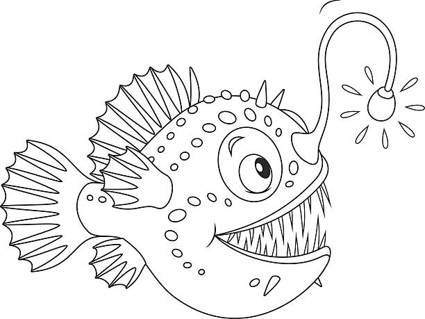 50+ Anglerfish Coloring Page Stock Illustrations, Royalty-Free Vector ... 50+ Anglerfish Coloring Page Stock Illustrations, Royalty-Free Vector ...