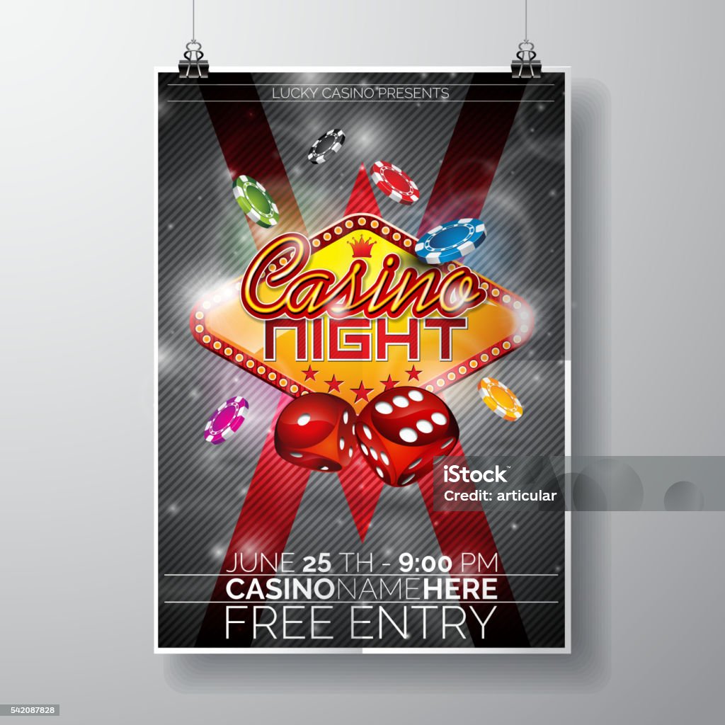 Desain Party Flyer Pada Tema Kasino Dengan Dadu Ilustrasi Stok - Unduh ... Desain Party Flyer Pada Tema Kasino Dengan Dadu Ilustrasi Stok - Unduh ...