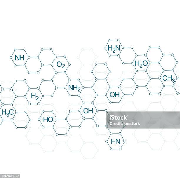 Struktur Molekul Dna Dan Neuron Latar Belakang Abstrak Kedokteran Ilmu