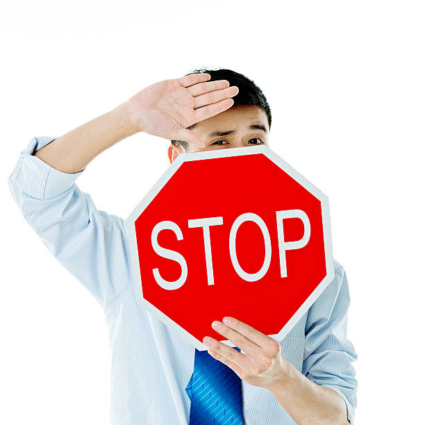 Free Stock Photo of Swearing Stop Shows Warning Sign And Danger ...