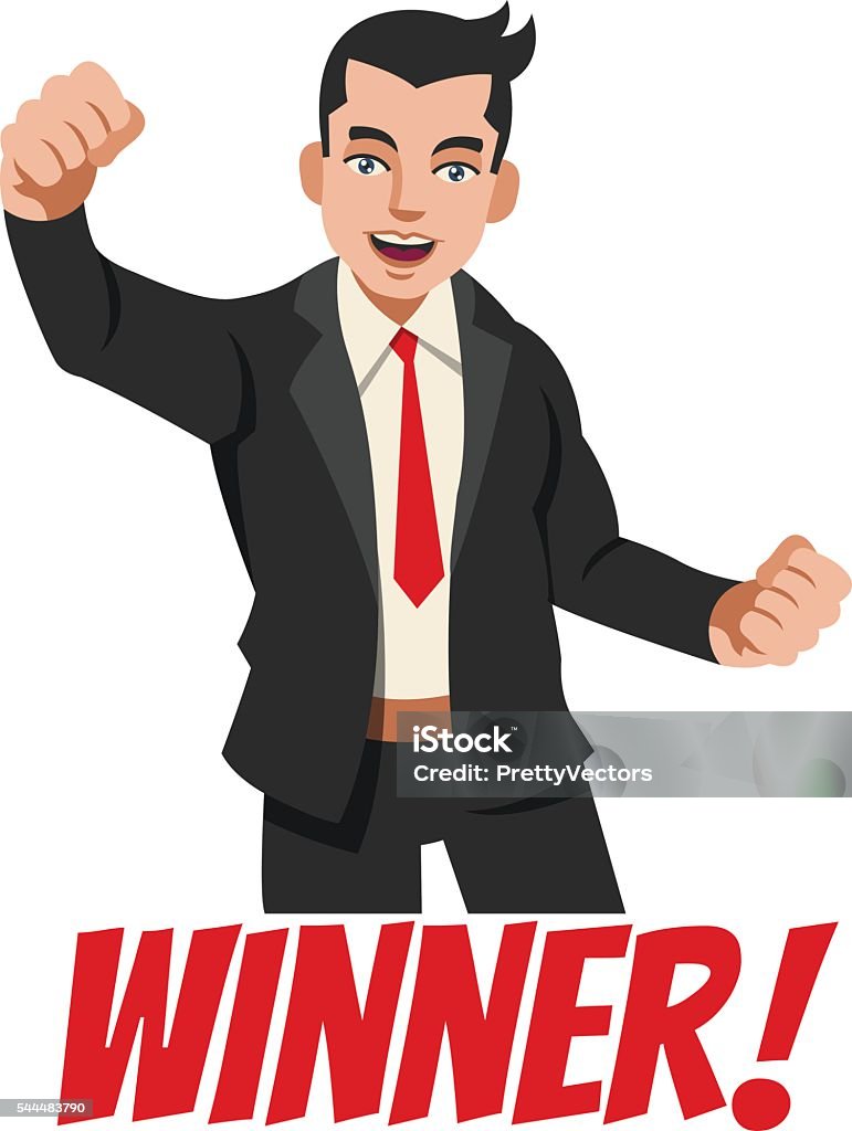 Successful Businessman Vector Flat Cartoon Illustration Stock ... Successful Businessman Vector Flat Cartoon Illustration Stock ...