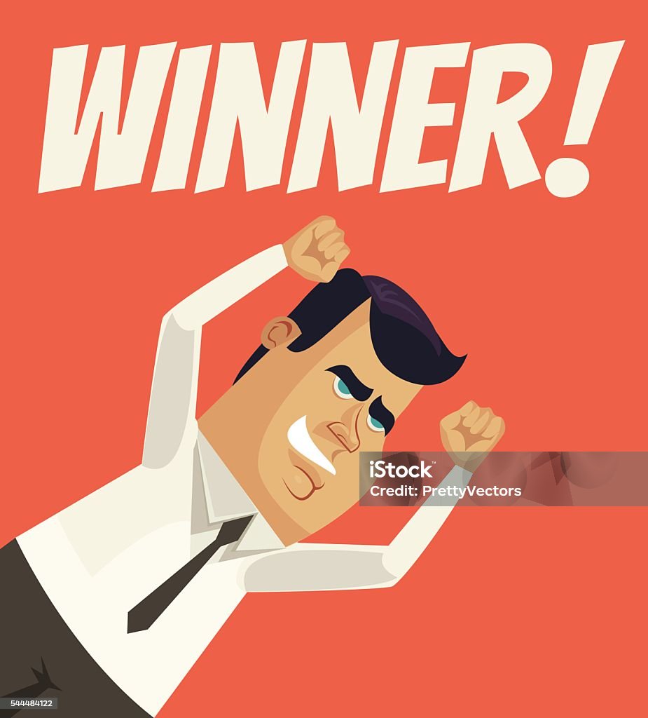 Successful Businessman Vector Flat Cartoon Illustration Stock ... Successful Businessman Vector Flat Cartoon Illustration Stock ...