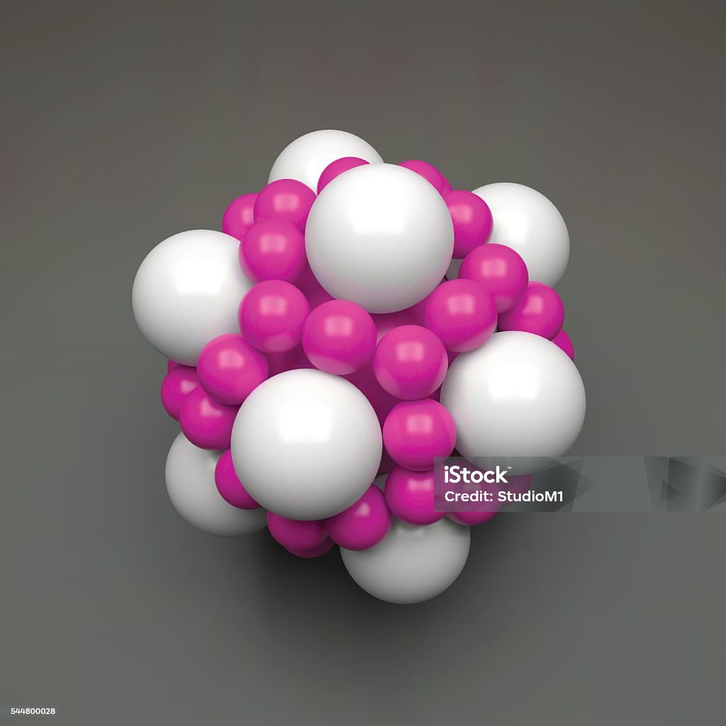 3d Molecule Structure 3d Vector Illustration For Science Stock