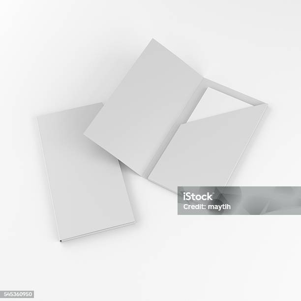 Dl 크기 전단지용 빈 폴더 책자에 대한 스톡 사진 및 기타 이미지 책자 0명 3차원 형태 Istock