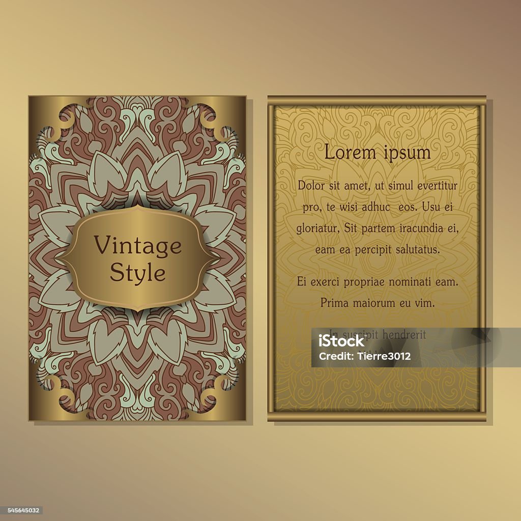 Koleksi Kartu Atau Undangan Dengan Ornamen Bundar Mandala Vintage ... Koleksi Kartu Atau Undangan Dengan Ornamen Bundar Mandala Vintage ...