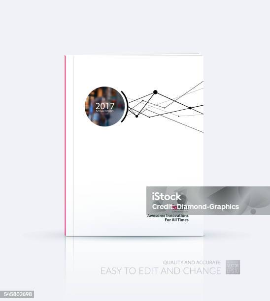 Brochure Template Layout Cover Design Annual Report Magazine向量圖形及更多傳單圖片