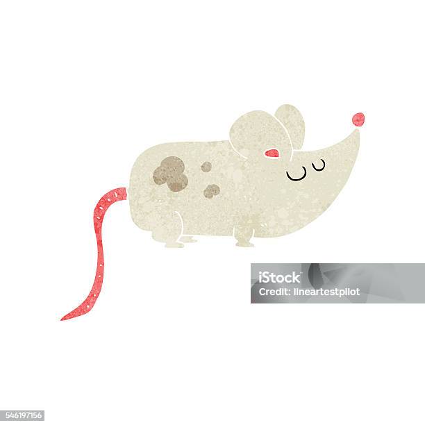 Cute Retro Cartoon Mouse Stock Illustration Download Image Now