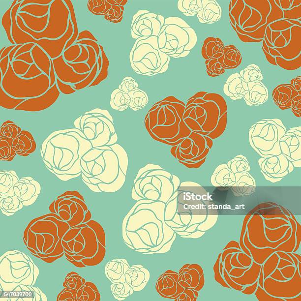 Retro Wallpaper Art Nouveau向量圖形及更多室內裝潢圖片 室內裝潢 對稱 幾何圖形 Istock