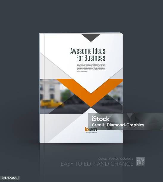 Brochure Template Layout Cover Design Annual Report Magazine向量圖形及更多三角形