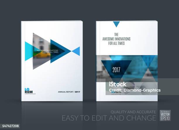Brochure Template Layout Cover Design Annual Report Magazine向量圖形及更多三角形