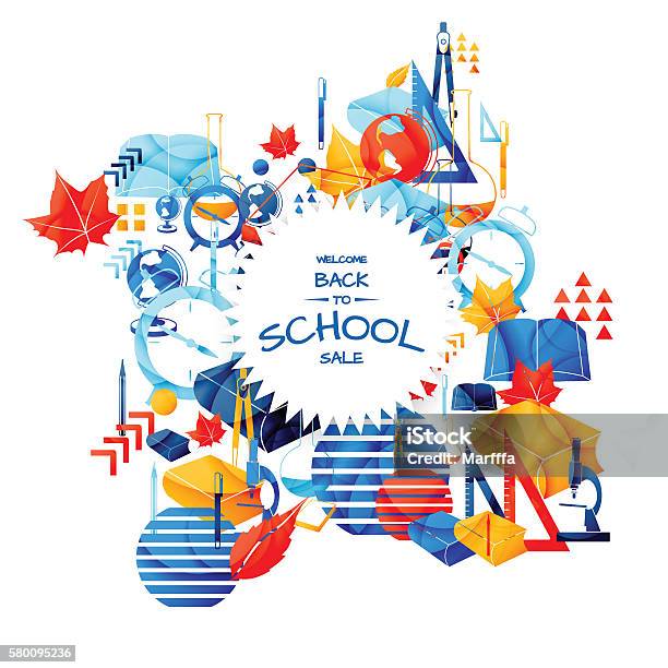 Back To School 배너입니다 9월에 대한 스톡 벡터 아트 및 기타 이미지 9월 공부 과학 Istock