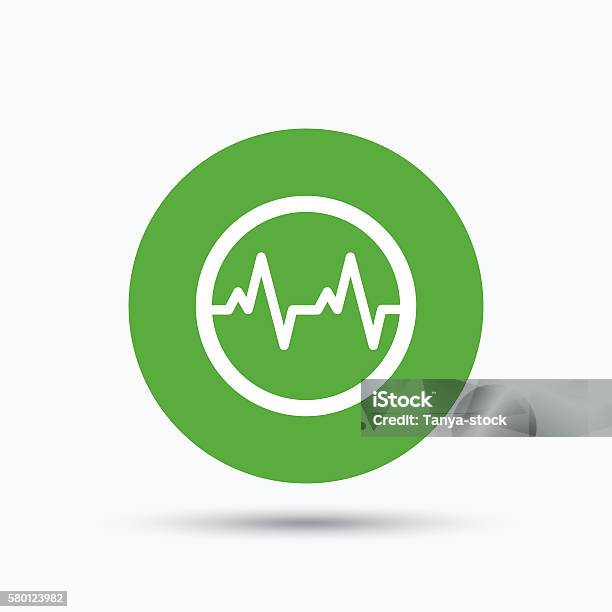 Icône De Pulsation Symbole De Cardiologie Vecteurs Libres De Droits Et