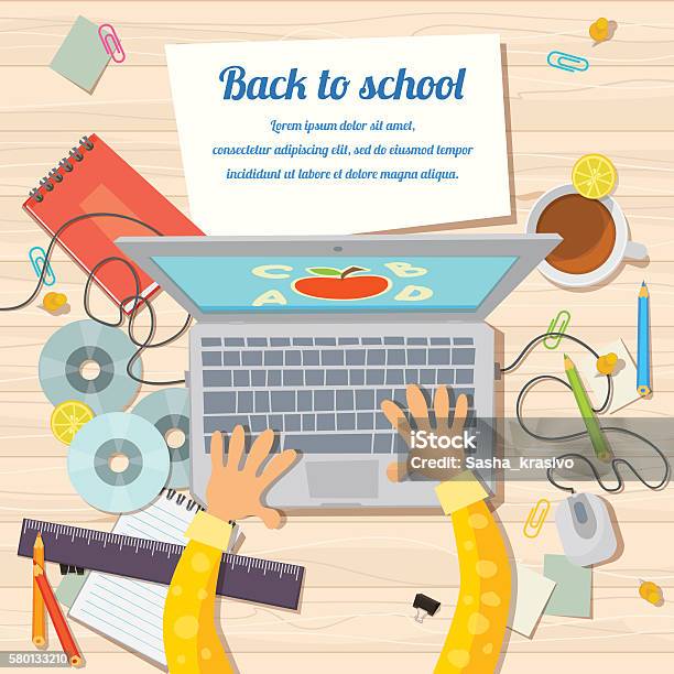 Back To School 배경 개인 장식품에 대한 스톡 벡터 아트 및 기타 이미지 개인 장식품 교습 교육 Istock