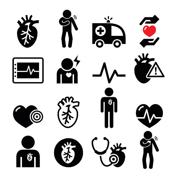Man Heart Disease Stock Vectors Istock
