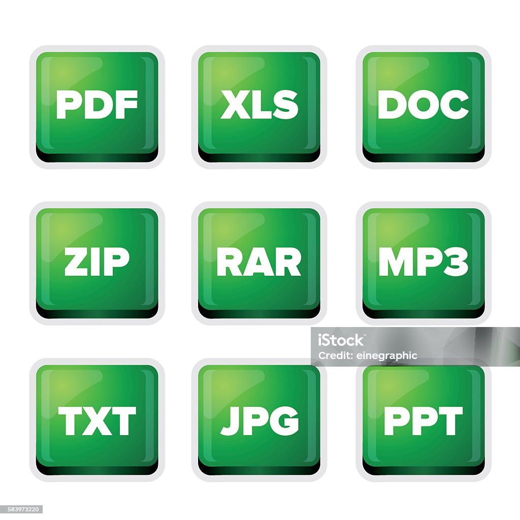 File Extensions Icons Set Stock Illustration - Download Image Now ... File Extensions Icons Set Stock Illustration - Download Image Now ...