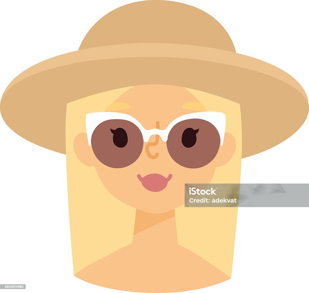 Happy Girl Vector Illustration Stock Illustration Download Image Now