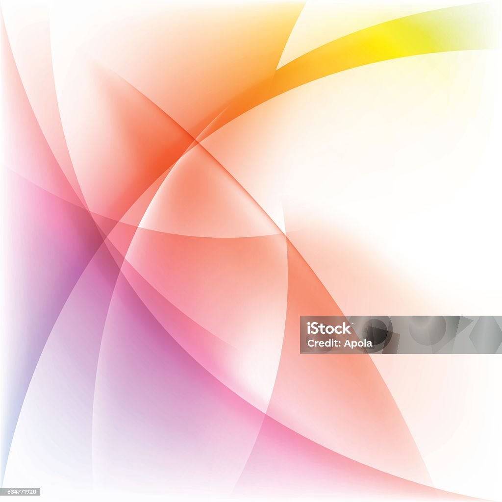 Abstract Colorful Curve Background Stock Illustration Download Image