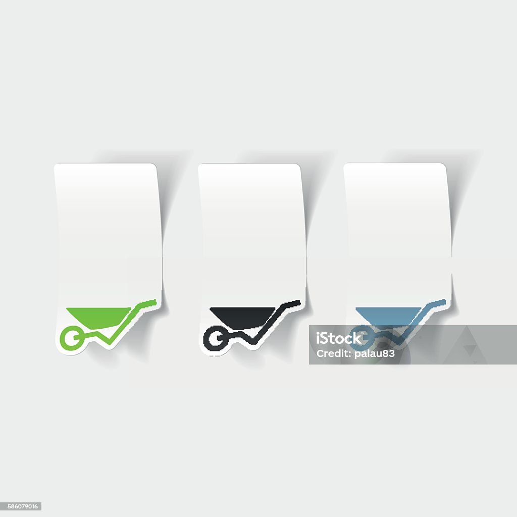 Realistic Design Element Wheelbarrow Stock Illustration Download