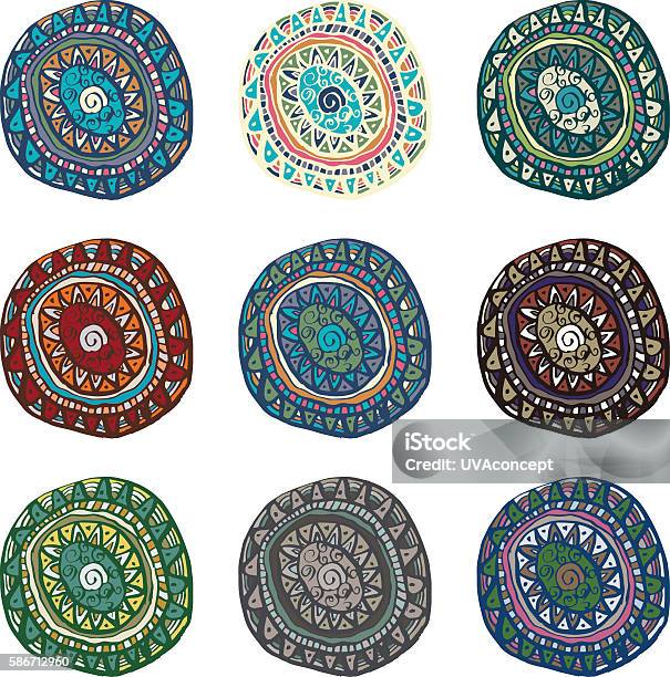 Tangan Digambar Warnawarni Ornamen Seni India Dalam Gaya Boho Ilustrasi ... Tangan Digambar Warnawarni Ornamen Seni India Dalam Gaya Boho Ilustrasi ...