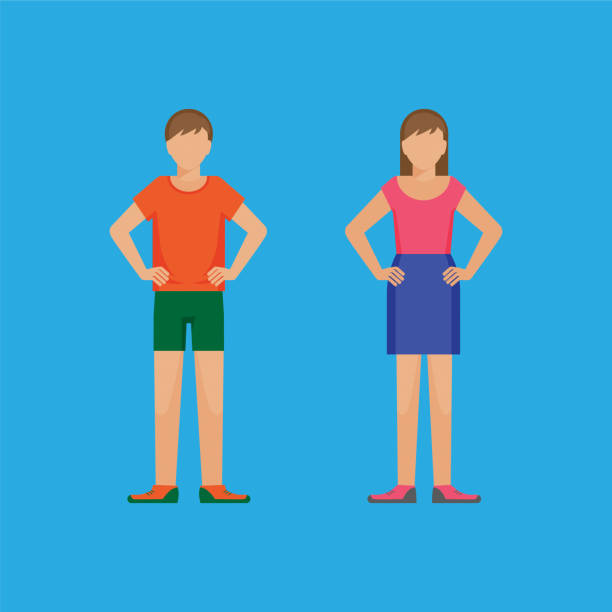 80 Man Holding Woman Around Waist Stock Illustrations Royalty Free