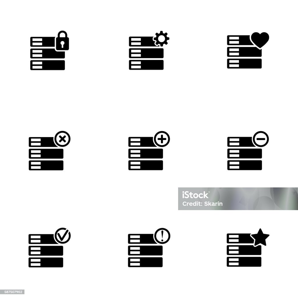 Kumpulan Ikon Database Hitam Vektor Ilustrasi Stok - Unduh Gambar ... Kumpulan Ikon Database Hitam Vektor Ilustrasi Stok - Unduh Gambar ...