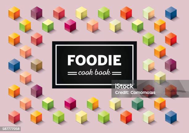 Buku Sampul Tekstur Makanan Ilustrasi Stok Unduh Gambar Sekarang