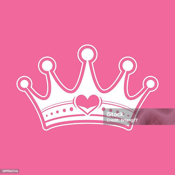 Princess 왕관 공주에 대한 스톡 벡터 아트 및 기타 이미지 공주 왕관 분홍 Istock