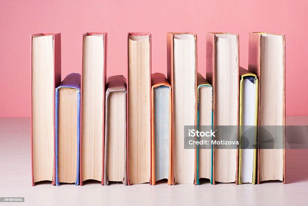 Stack Of Colorful Books Education Background Back To School Copy Stock ... Stack Of Colorful Books Education Background Back To School Copy Stock ...