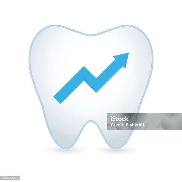 Tooth With A Graph向量圖形及更多人的牙齒圖片 人的牙齒 圖 圖表 Istock