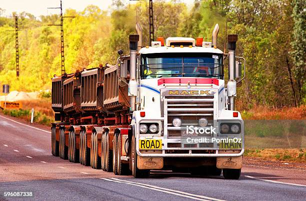 Huge Road Train In The Australian Outback Stock Photo - Download Image ... Huge Road Train In The Australian Outback Stock Photo - Download Image ...