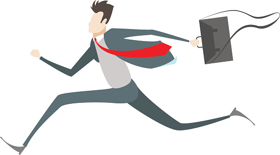 Ilustración de Hombre De Negocios Correr Hacia El Éxito En Un Fondo ... Ilustración de Hombre De Negocios Correr Hacia El Éxito En Un Fondo ...