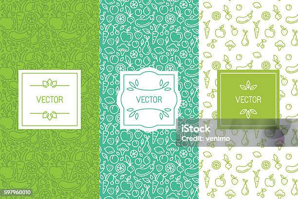 Vector Set Of Design Elements Seamless Patterns And Backgrounds向量圖形及更多