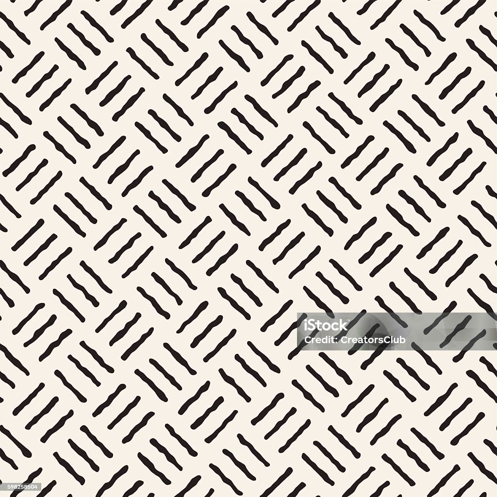 Vector Seamless Black And White Hand Drawn Lines Pattern Stok Vektör ... Vector Seamless Black And White Hand Drawn Lines Pattern Stok Vektör ...