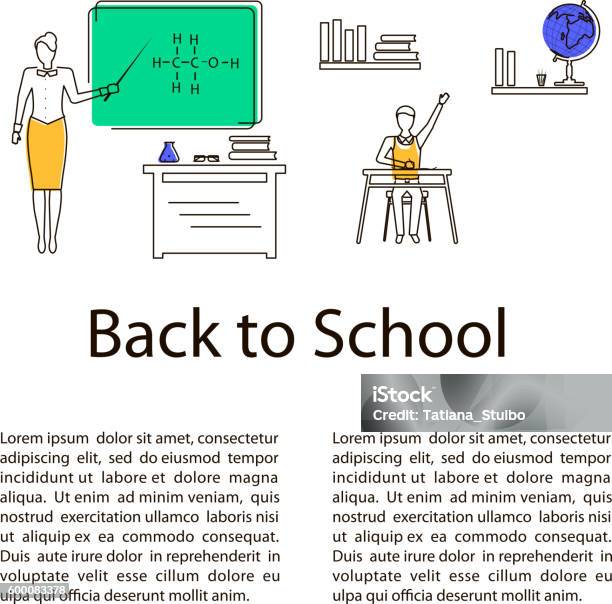 Back To School 컨셉입니다 개에 대한 스톡 벡터 아트 및 기타 이미지 개 거리 고등학교 이하 Istock