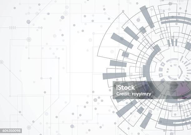Abstract Technology Background向量圖形及更多創作性圖片 創作性 圓形 慶祝 Istock