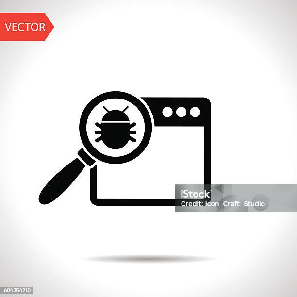 Pengembangan Kode Dan Debugging Konsep Pemrograman Web Ikon Vektor