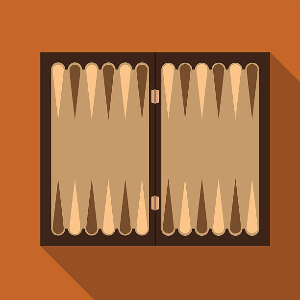 Free download of backgammon game board vector graphics and illustrations