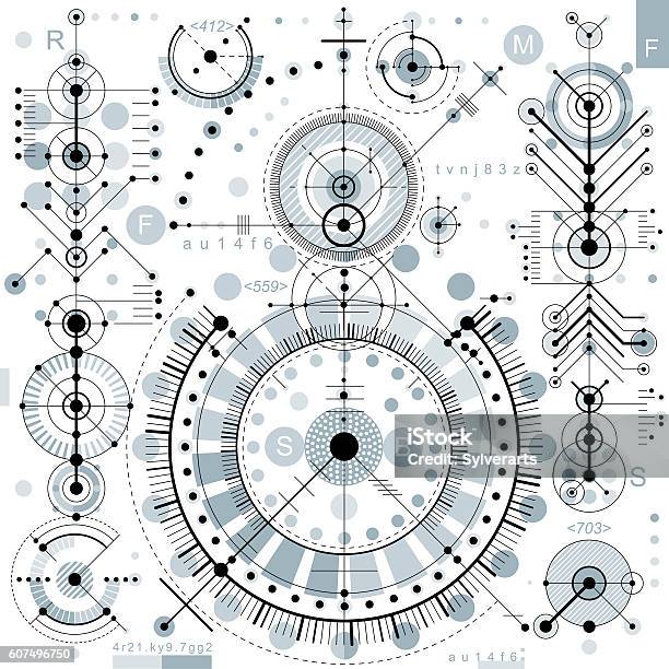 Plan Technique Projet Dingénierie Dessin Vectoriel Du Dessin Industriel