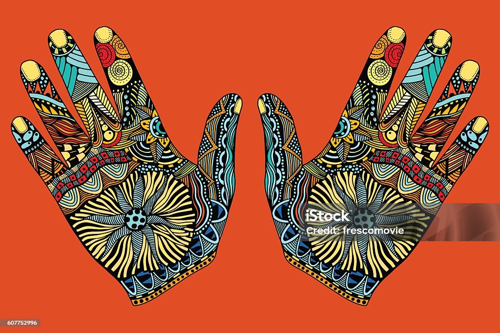 Tangan Telapak Tangan Digambar Ilustrasi Stok Unduh Gambar Sekarang Alam Bagian Tubuh