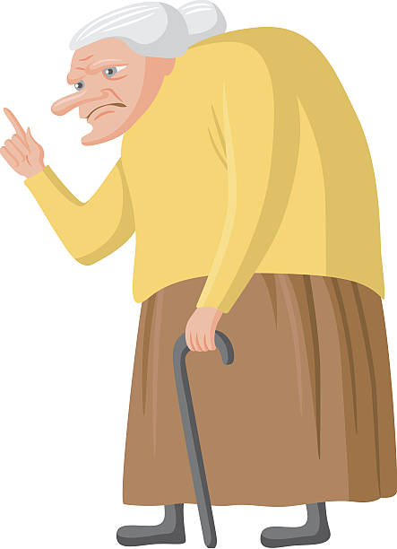 50 Grumpy Old Woman Cartoon Illustrations Royalty Free Vector Graphics And Clip Art Istock