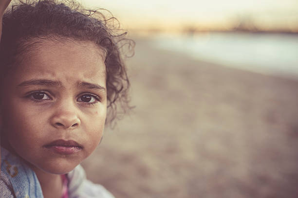 Free Stock Photo of Angry child on the beach closeup | Download Free ...