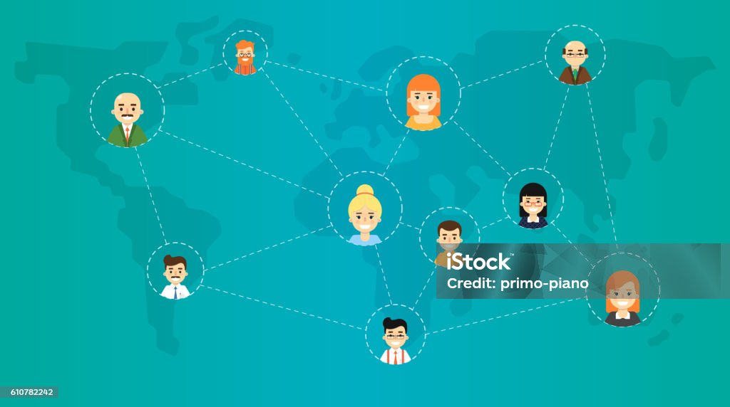 Socialmedianetzwerkbanner Mit Verbundenen Symbolen Stock Vektor Art und ... Socialmedianetzwerkbanner Mit Verbundenen Symbolen Stock Vektor Art und ...