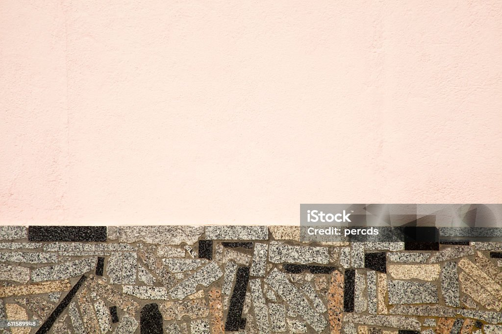 Dinding Dicat Merah Muda Dan Granit Potongan Batu Alas Tiang Foto Stok ... Dinding Dicat Merah Muda Dan Granit Potongan Batu Alas Tiang Foto Stok ...